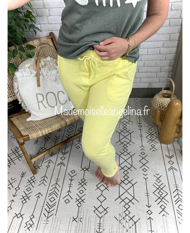 JOGING ÉTOILE JAUNE, MADE IN ITALY. EXPEDITION EN 48H.